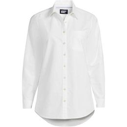 LANDS' END Langarm Oxford-Hemd f&uuml;r Damen in Plus-Gr&ouml;&szlig;e, Damen, size: plus, Wei&szlig;, Baumwolle, by Lands' End