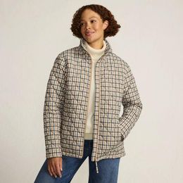 LANDS' END Featherfree Steppjacke, Damen,  Wei&szlig;, Polyester, by Lands' End