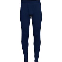 LANDS' END Thermaskin Lange Unterhose, Heat Edition f&uuml;r Herren, Herren, size: regular, Blau, Elasthan/Polyester-Mischung, by Lands' End