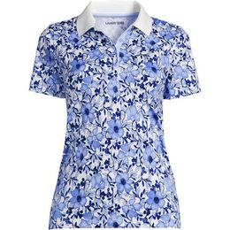 LANDS' END Supima-Poloshirt f&uuml;r Damen in Plus-Gr&ouml;&szlig;e, Damen, size: plus, Blau, Baumwolle, by Lands' End