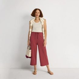 LANDS' END &Auml;rmelloses Ajour-Top f&uuml;r Damen, Damen, size: regular, Elfenbein, Elasthan/Baumwoll-Mischung, by Lands' End