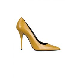 SAINT LAURENT Instinct 100 Pumps Gelb
