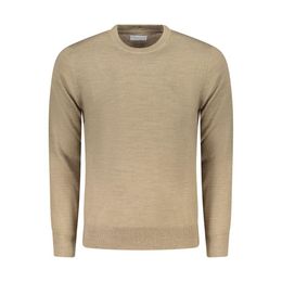 North Sails Wollstrick-Pullover mit Rundhalsausschnitt