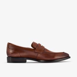 Clarks Banstead Lo Tan Leder Schuhe