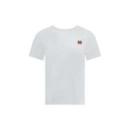 Maison Kitsun&eacute; Maison Kitsun&eacute; Wei&szlig;es Baumwolle T-Shirt