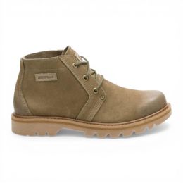 CAT (Caterpillar) Taupebraune Wanderstiefel aus Leder, mittelhoch geschnitten, Chukka-Stil - Grader