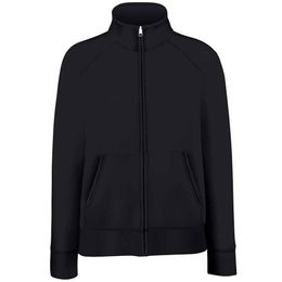 Fruit of the Loom - Sweatjacke f&uuml;r Damen (Schwarz)