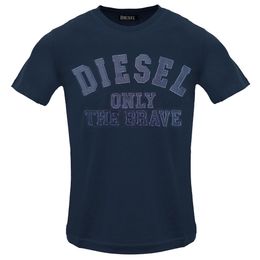 Diesel - Einfarbiges T-shirt &bdquo;total Eclipse" Mit Gepr&auml;gtem Logo