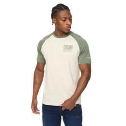 CrossHatch - "Bretsby" T-Shirt f&uuml;r Herren (Oliv)