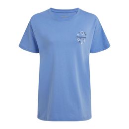 Craghoppers - "Yago" T-Shirt f&uuml;r Damen, R&uuml;ckseitiger Aufdruck, kurz&auml;rmlig (Immergr&uuml;n Blau)