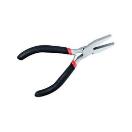 goobay Flachzange 125mm mit abgeflachten und, glatten Backen (3cm)