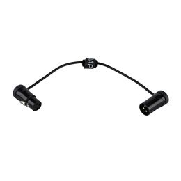 DAP-Audio DAP FLX19 - symmetrisch XLR/M 3P auf XLR/F 3P-DMX-Patchkabel - 30 cm