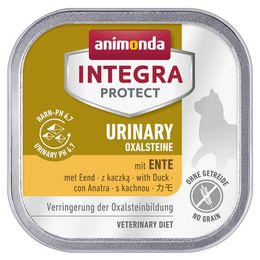 animonda Integra Protect Adult Urinary Oxalstein mit Ente Katzen-Nassfutter getreidefrei 16x100g