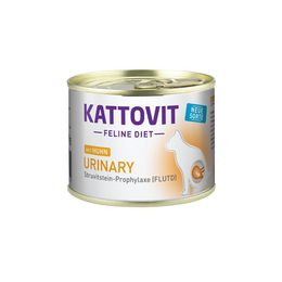 Kattovit Feline Diet Urinary Huhn Katzen-Nassfutter Struvitstein-Prophylaxe 12x185g
