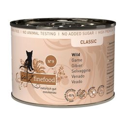Catz Finefood No. 9 Wild Katzen-Nassfutter getreidefrei 6x200g
