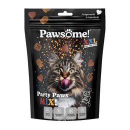 Pawsome! Chrunchy Party Paws Mix XXL Katzensnacks getreidefrei 150g