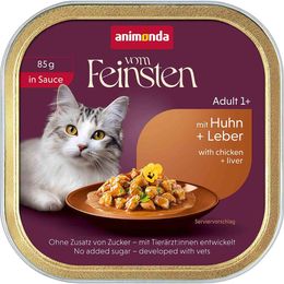 animonda vom Feinsten in Sauce Adult mit Huhn + Leber 16x85 g