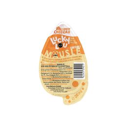Lucky Lou M&auml;usle Drink-Snack Katzensnacks Cheddar 13x28g