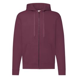 Fruit of the Loom - "Classic" Kapuzenjacke f&uuml;r Herren/Damen Unisex (Burgunderrot)