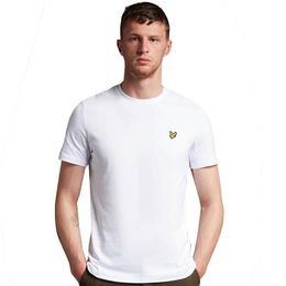 Lyle & Scott Lyle & Scott Einfarbiges T-Shirt in Wei&szlig;