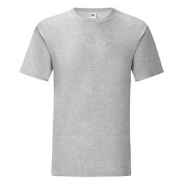 Fruit of the Loom Herren Iconic T-Shirt (5er Pack) (Heather Grey)