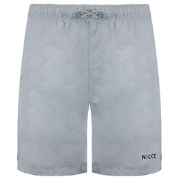 Nicce Core Herren Badeshorts in Grau