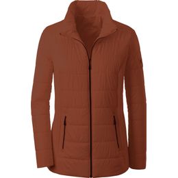 CR&Eacute;ATION L Damen Steppjacke mit seitlicher L&auml;ngs-Steppung schoko Gr&ouml;&szlig;e 42