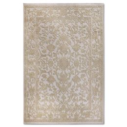 Villeroy & Boch Villeroy & Boch Flachwebeteppich Kollektion 1879, Creme, Textil, Floral, rechteckig, 160x230 cm, Oeko-Tex&reg; Standard 100, f&uuml;r Fu&szlig;bodenheizung geeignet, in verschiedenen Gr&ouml;&szlig;en erh&auml;ltlich, pflegeleicht, strapazierf&auml;hig, leicht zusammenrollbar, Teppiche & B&ouml;den, Teppiche, Webteppiche