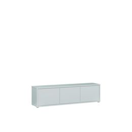 CARRYHOME Lowboard, Hellgrau, Kunststoff, 154.2x42.5x34.9 cm, Beim&ouml;bel erh&auml;ltlich, Wohnzimmer, Wohnw&auml;nde, Lowboards