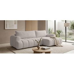 Ecksofa OTTO HOME, B:265cm H:90cm T:149cmtaupe, 100% Polyester, Wohnzimmer, Sofas, "LIOORA Schlafsofa mit Bettkasten, Breite 265 cm, Verl&auml;ssliche