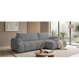 Ecksofa OTTO HOME, B:265cm H:90cm T:149cmdunkelgrau, 100% Polyester, Wohnzimmer, Sofas, "LIOORA Schlafsofa mit Bettkasten, Breite 265 cm,