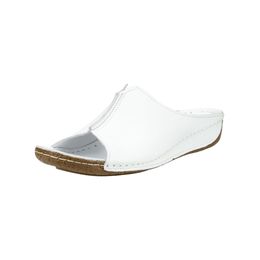 Andrea Conti Damen Pantolette "Andrea Conti Pantoletten Leder", Gr. 42wei&szlig;, Leder, Schuhe