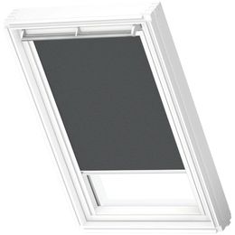 Velux Verdunkelungsrollo manuell Nature Collection DKY Natur Cave 4904, CK02, GGU,Velux,wei&szlig;e Schiene