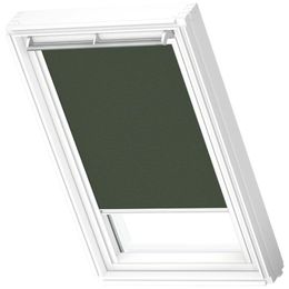 Velux Verdunkelungsrollo manuell Nature Collection DKY Natur Forest 4901, CK02, GGU,Velux,wei&szlig;e Schiene
