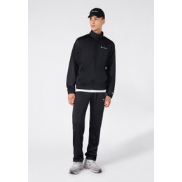 Champion Herren Trainingsanzug "Tracksuit Small Logo", schwarz, Gr. S, Obermaterial: 100% Polyester, Sportanz&uuml;ge, zweiteiliges Set, mit