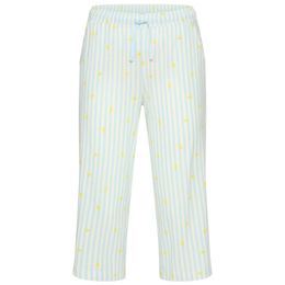 Damen Culotte, VIVANCE DREAMS BY LASCANA, Gr. 40blau gestreift, Single Jersey, Obermaterial: 50% Baumwolle, 50% Viskose, bedruckt, gestreift, Hosen,