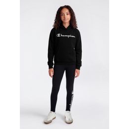 Champion M&auml;dchen Leggings "BASICS Leggings Large Logo"nbk, Gr. L, Obermaterial: 95% Baumwolle, 5% Elasthan, Hosen, f&uuml;r Kinder geeignet, ohne