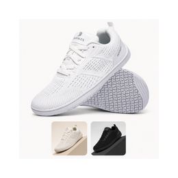 DOTALES Damen Barfu&szlig;schuh "Easystep 2.0 Barfu&szlig;schuhe Damen & Herren", Gr. 37wei&szlig;, Baumwolle, Polyurethan, Basic, Schuhe, Das Original-Barfu&szlig; Sneaker,