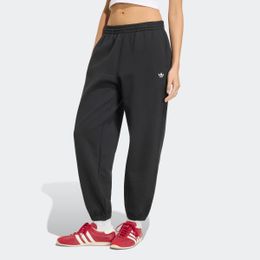 Damen Sporthose "ESSENTIALS, LOCKERE PASSFORM"schwarz, normal, gr., Gr. S, adidas originals, Obermaterial: 82% Baumwolle, 18% Polyester, Hosen, mit