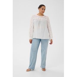 Kaffe Langarm-Bluse KCmally Langarm-Bluse A-shape
