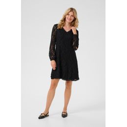 Cream Jerseykleid Feminine Pitch Blac