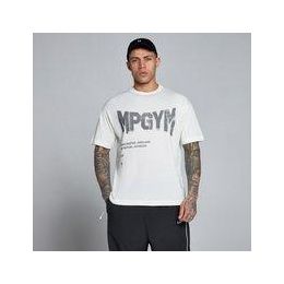 Myprotein MP Herren Lift Burnout Baumwolle Grafik-T-Shirt - Retro Wei&szlig; - S
