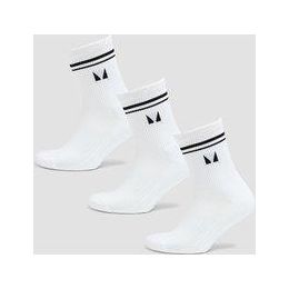 Myprotein MP Pilates-Socken (3er Pack) &ndash; Wei&szlig; - UK 2-5