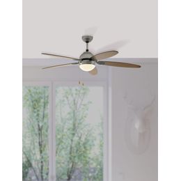 Eglo Leuchten Eglo SUSALE Deckenventilator Nickel-Matt, 1-flammig