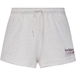 New Balance Sweatshorts Herren - Gr&ouml;&szlig;e S - beige