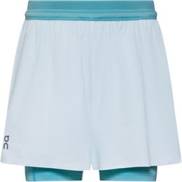On 3" Performance 2-1 Shorts FunktiOnsshorts Damen - Gr&ouml;&szlig;e L - blau