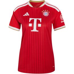 Adidas FC Bayern M&uuml;nchen 26-27 Heim Teamtrikot Damen - Gr&ouml;&szlig;e S - rot