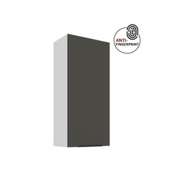 K&uuml;chen-Preisbombe K&uuml;che ARIA H&auml;ngeschrank 50 cm H&ouml;he 90 cm Graphite K&uuml;chenzeile Anti Fingerprint
