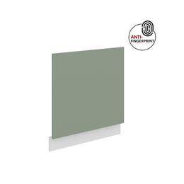 K&uuml;chen-Preisbombe Frontblende f&uuml;r integrierten Geschirrsp&uuml;ler 60 cm ARIA Aquamarin + Weiss matt