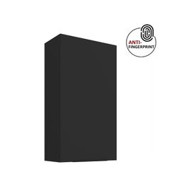 K&uuml;chen-Preisbombe K&uuml;che ARIA H&auml;ngeschrank 60 cm H&ouml;he 90 cm Schwarz K&uuml;chenzeile Anti Fingerprint